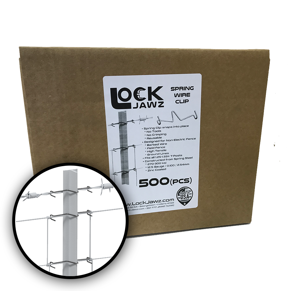LockJawz - The Last T-Post Insulator You Will Ever Need