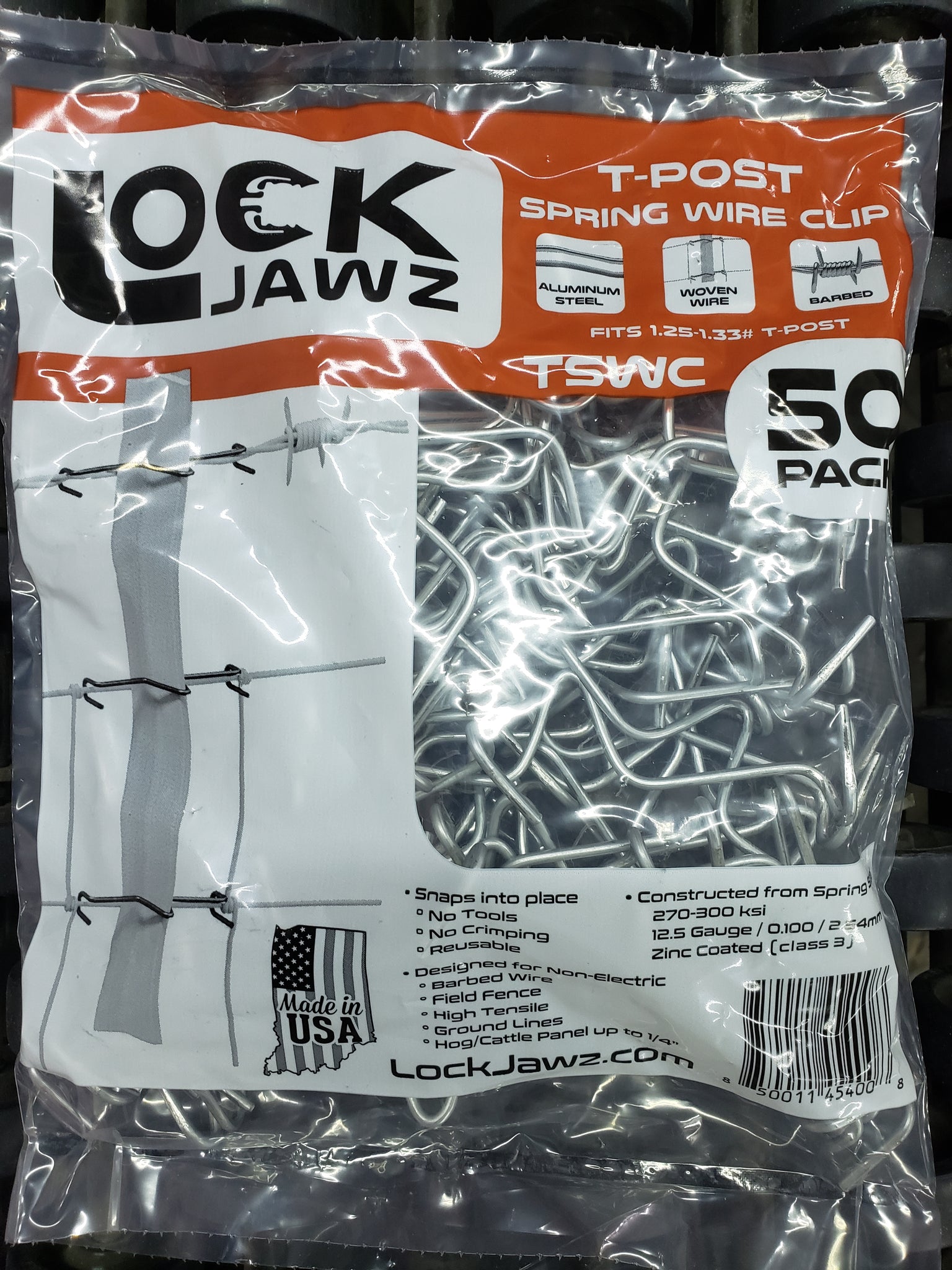 LockJawz Spring Wire Clips